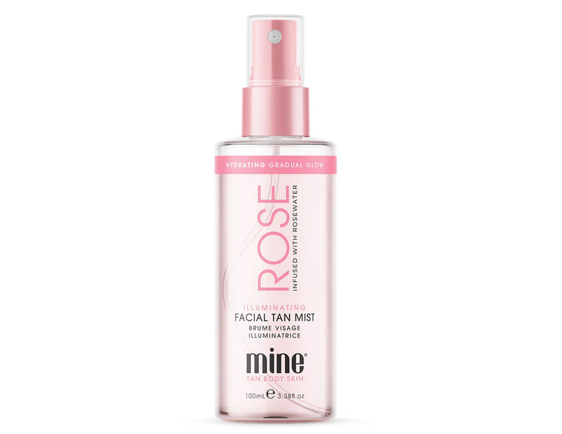 Mine Rose Illuminating Facial Tan Mist 100ML - LF Hair and Beauty Supplies