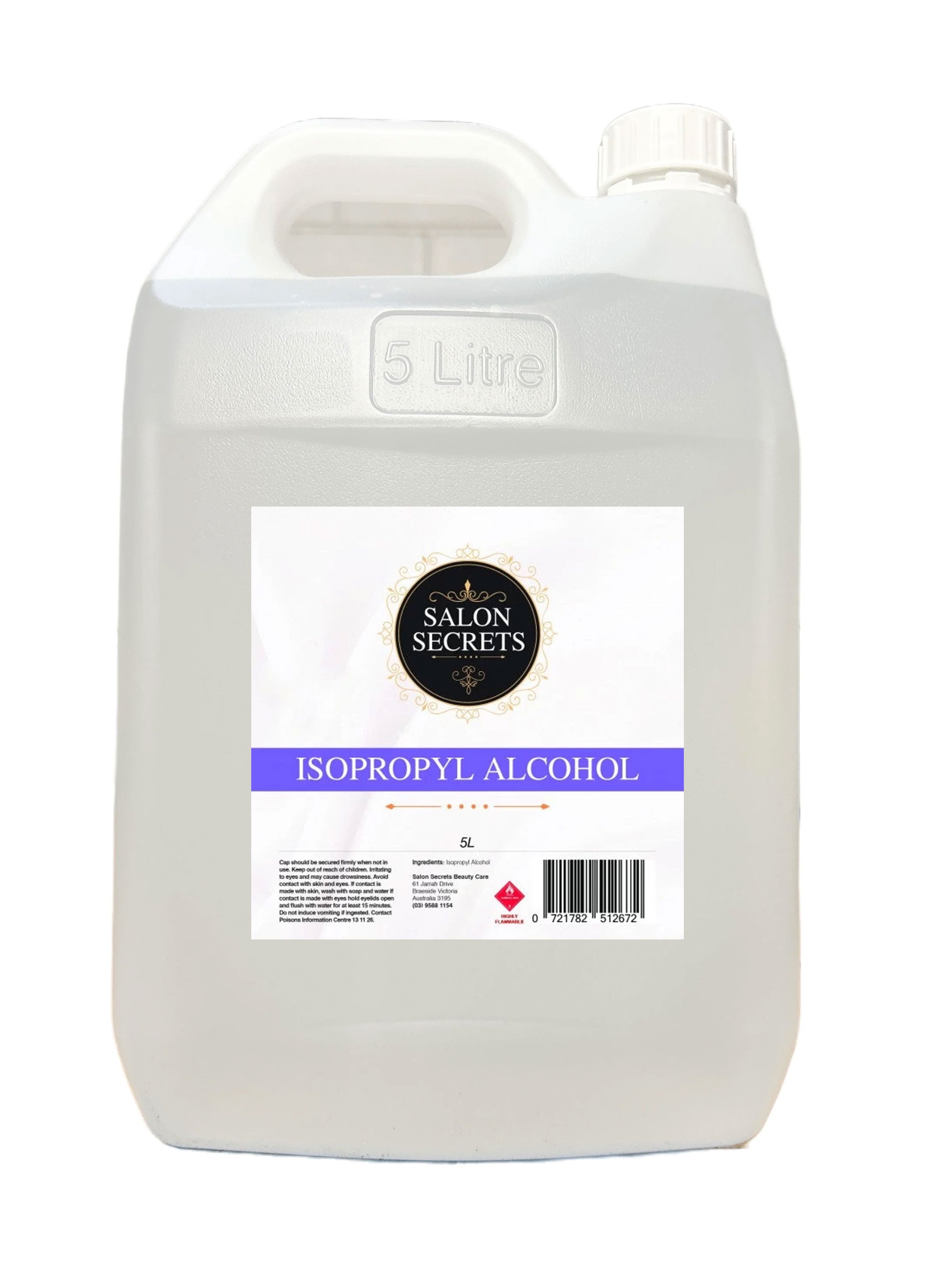 Salon Secrets Alcohol 5L - LF Hair and Beauty Supplies